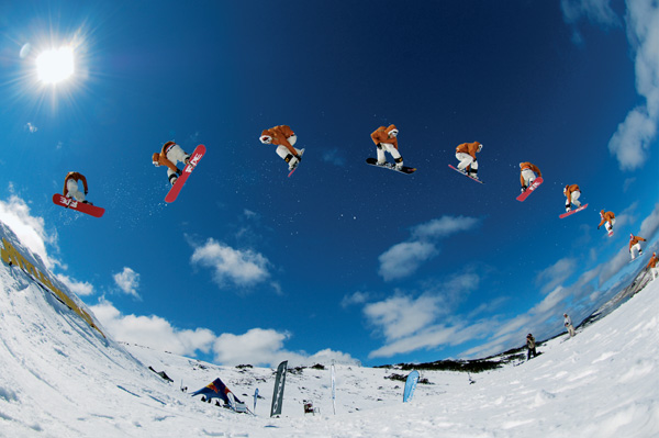 Snow boarding