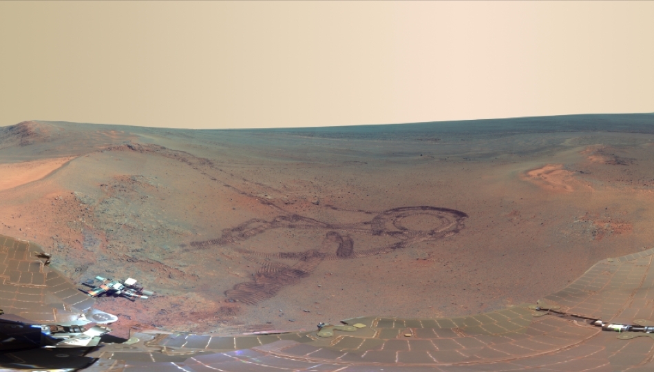 NASA a dat publicităţii cea mai spectaculoasă panoramă surprinsă pe ...