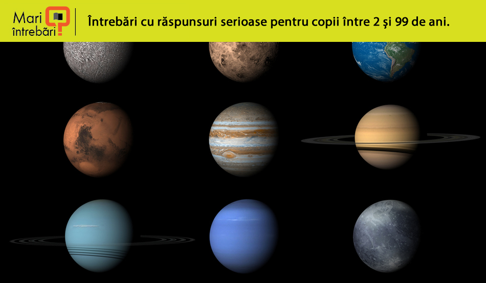 De ce sunt planetele rotunde?
