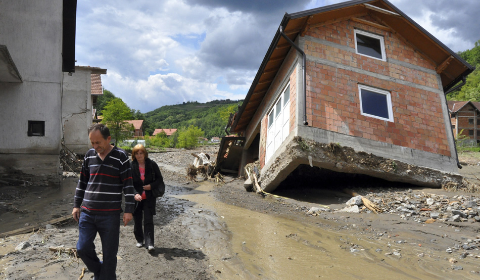 Fotografia zilei - Inundaţii în Balcani