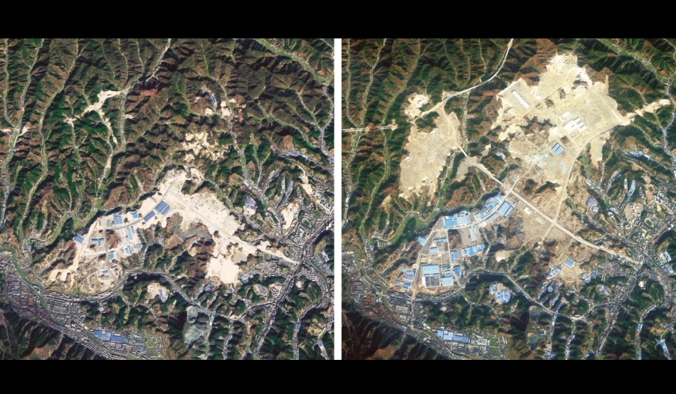 China pune la pământ munţi întregi, iar cercetătorii sunt îngrijoraţi ...