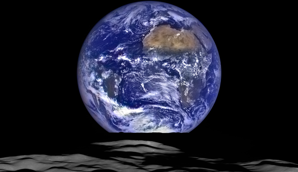 Cum arată Planeta Pământ de pe suprafaţa lunii? Cercetătorii au numit ...