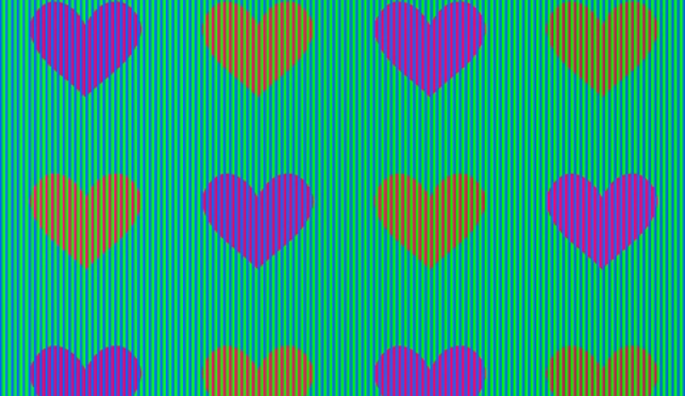 Iluzia optică care a derutat Internetul. Ce culori au aceste inimi ...