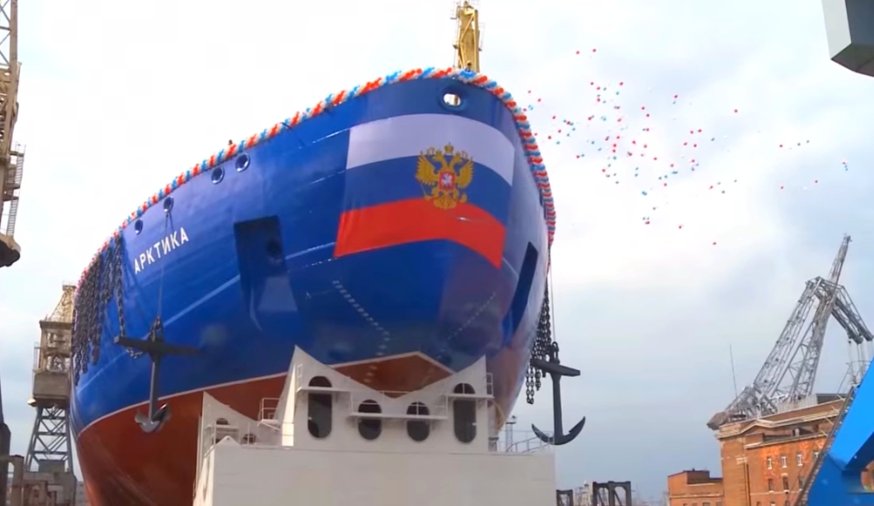 Rusia lansează cel mai mare spărgător de gheaţă cu propulsie nucleară ...