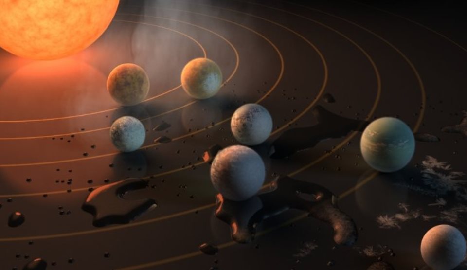 Noile date arată că sistemul solar TRAPPIST-1, recent descoperit de ...
