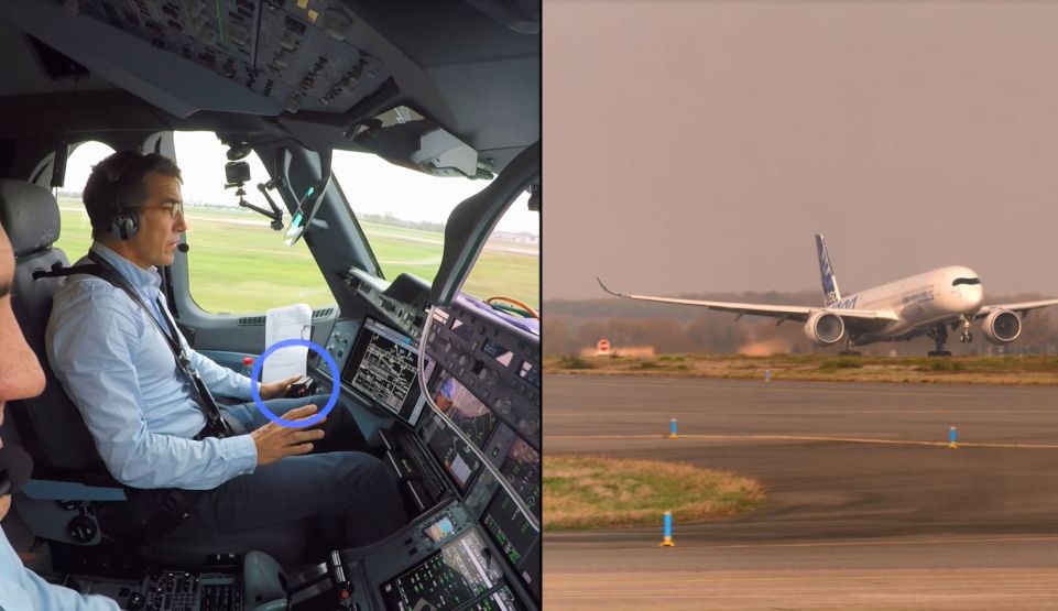 Un avion de test Airbus a realizat prima decolare complet automatizată ...