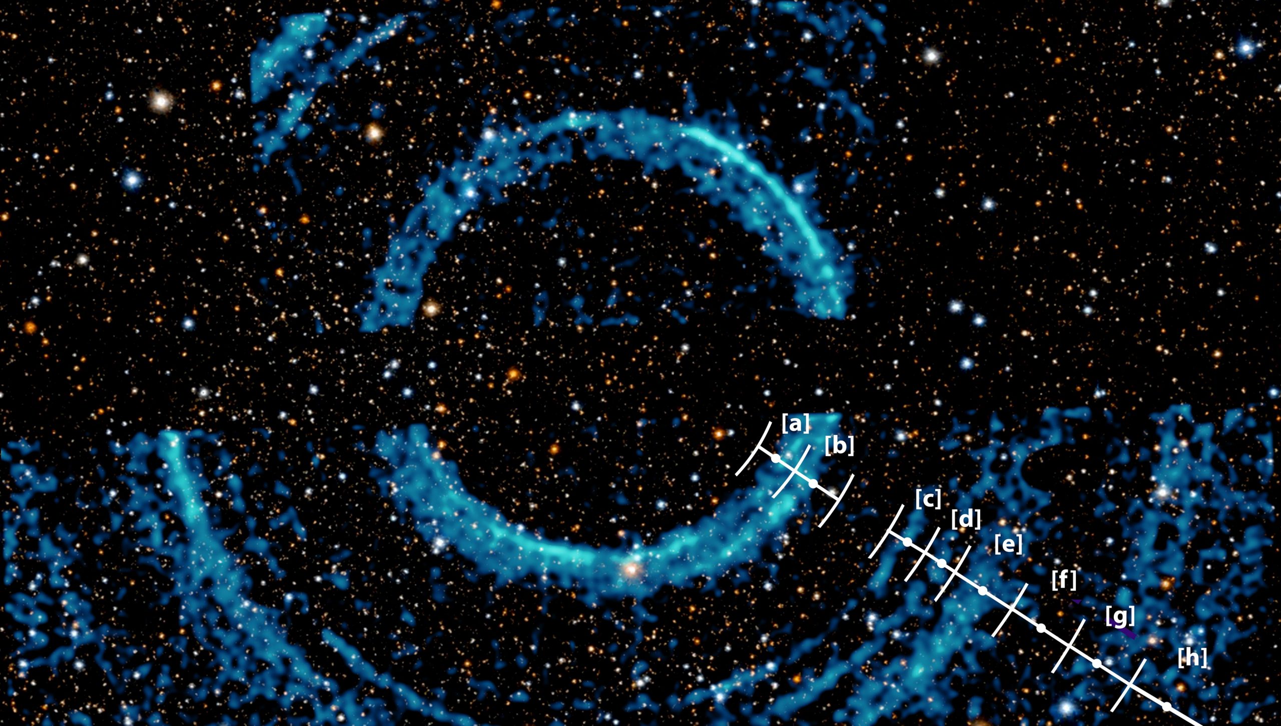 Imagini spectaculoase cu inele neobișnuite, enorme, în jurul unei găuri ...