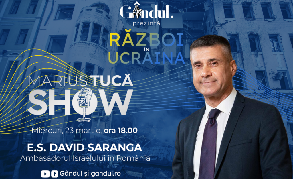Marius Tucă Show începe miercuri, 23 martie, de la ora 18.00, live pe ...