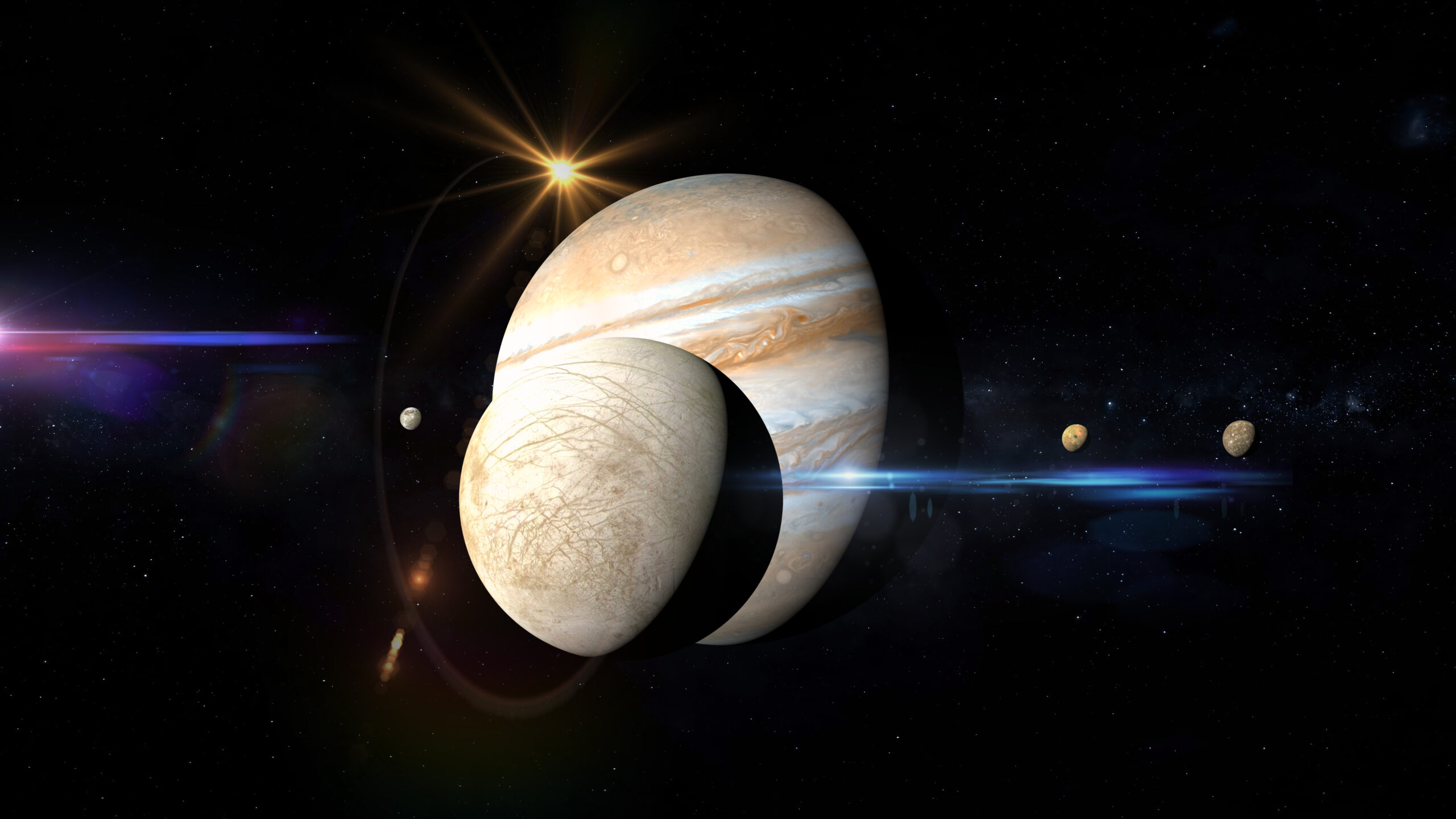 Cometele ar fi transportat ingredientele vieții pe Europa, luna lui Jupiter