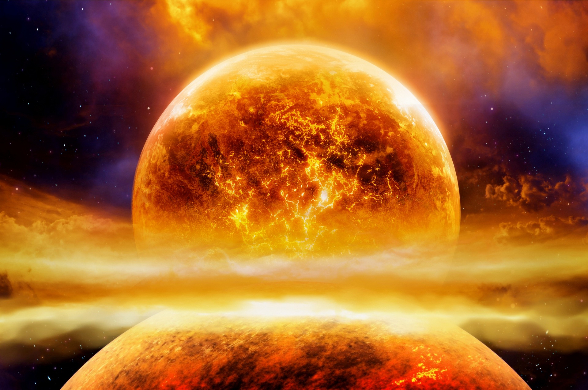 Astronomii au descoperit o „planetă infernală”, condamnată de o ...