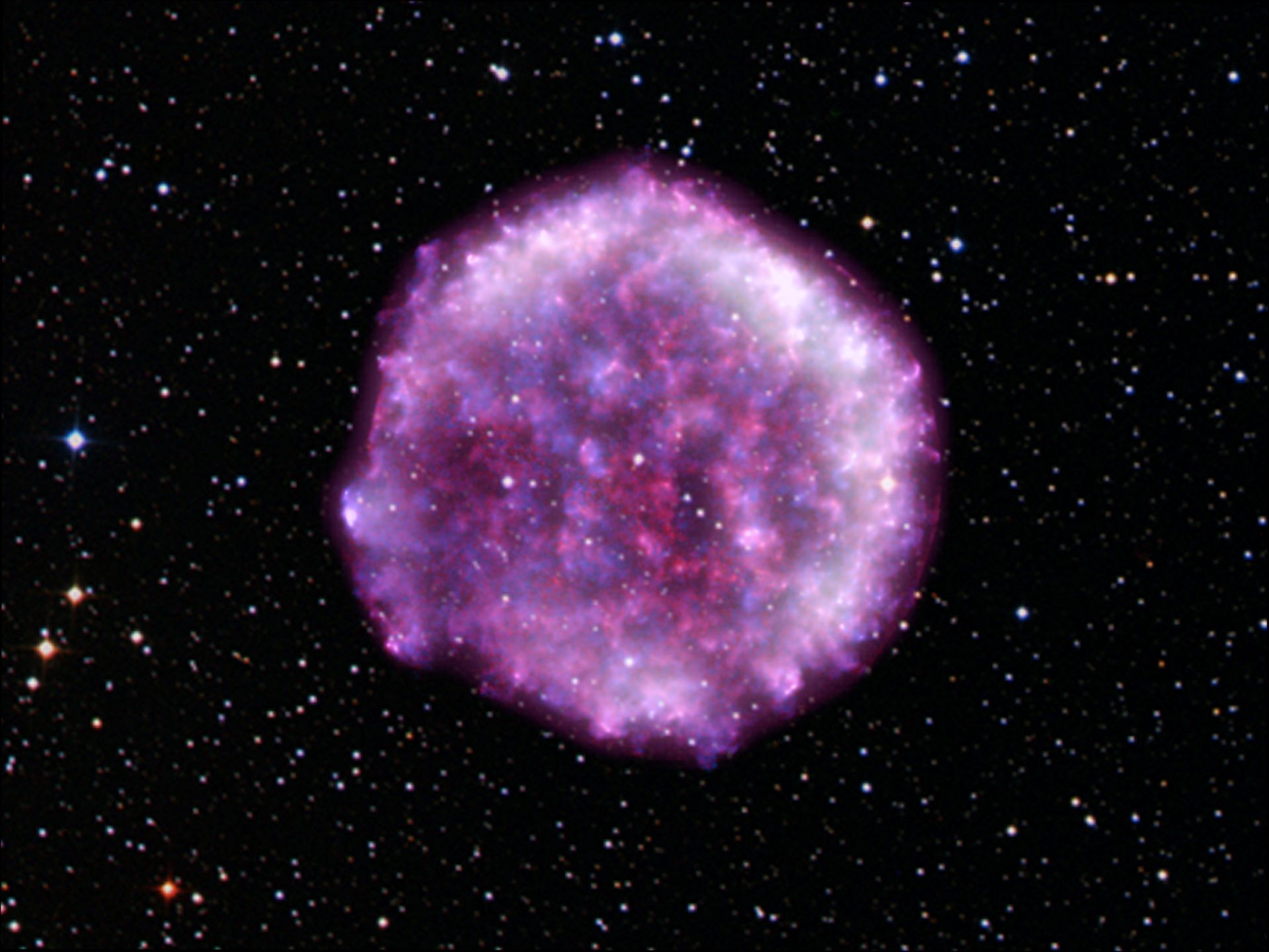Supernova Tycho este un accelerator de particule cosmic gigantic