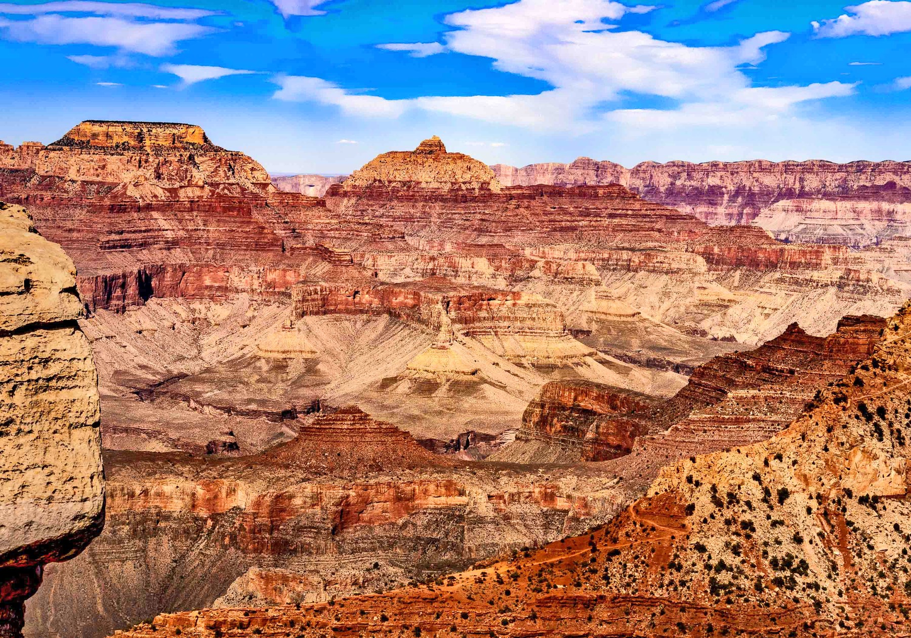 Un strat de rocă din Marele Canion, vechi de 500 de milioane de ani, a ...