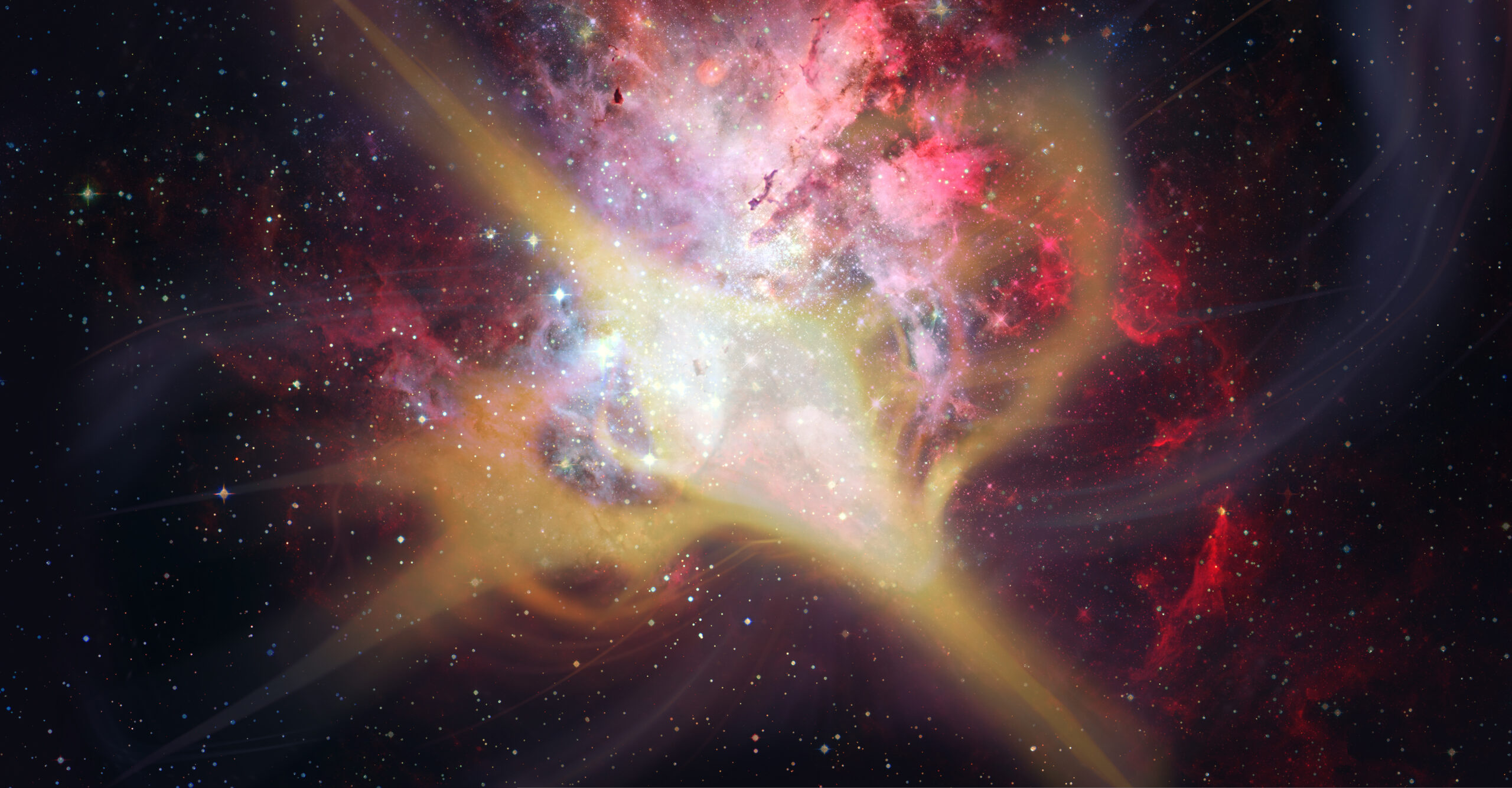 Astronomii au observat cum gazul reciclat alimentează o galaxie masivă ...