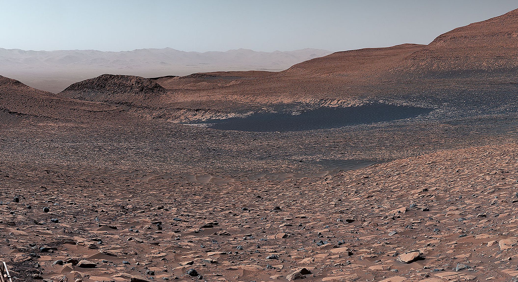 Panoramă incredibilă de pe Marte, surprinsă de roverul Curiosity