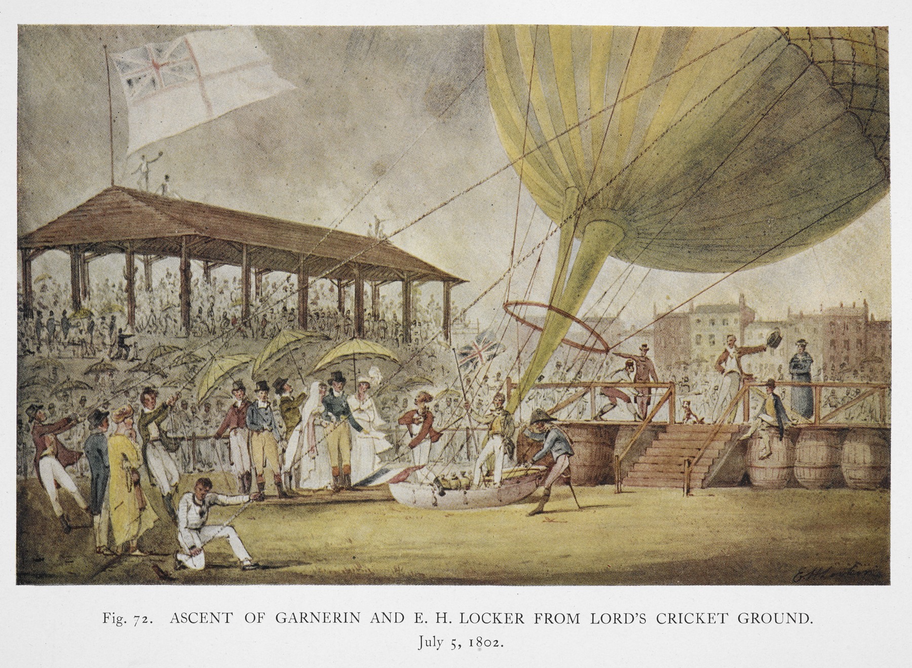 Primul om care a sărit cu paraşuta. Prima dată şi-a aruncat câinele