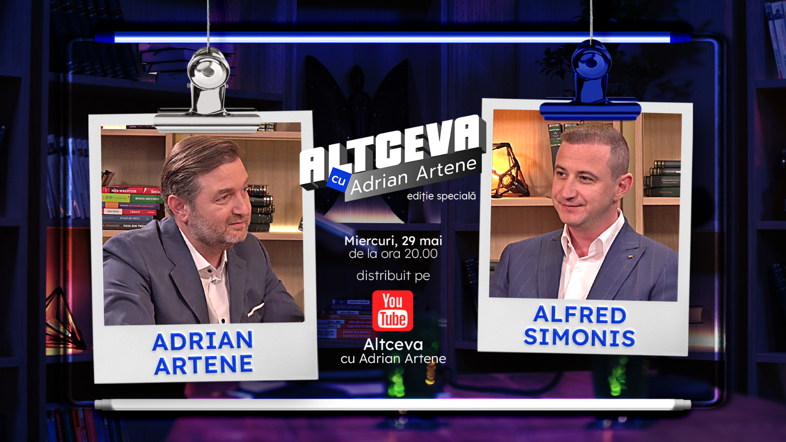 Alfred Simonis, al treilea om în stat, de vorbă cu Adrian Artene ...