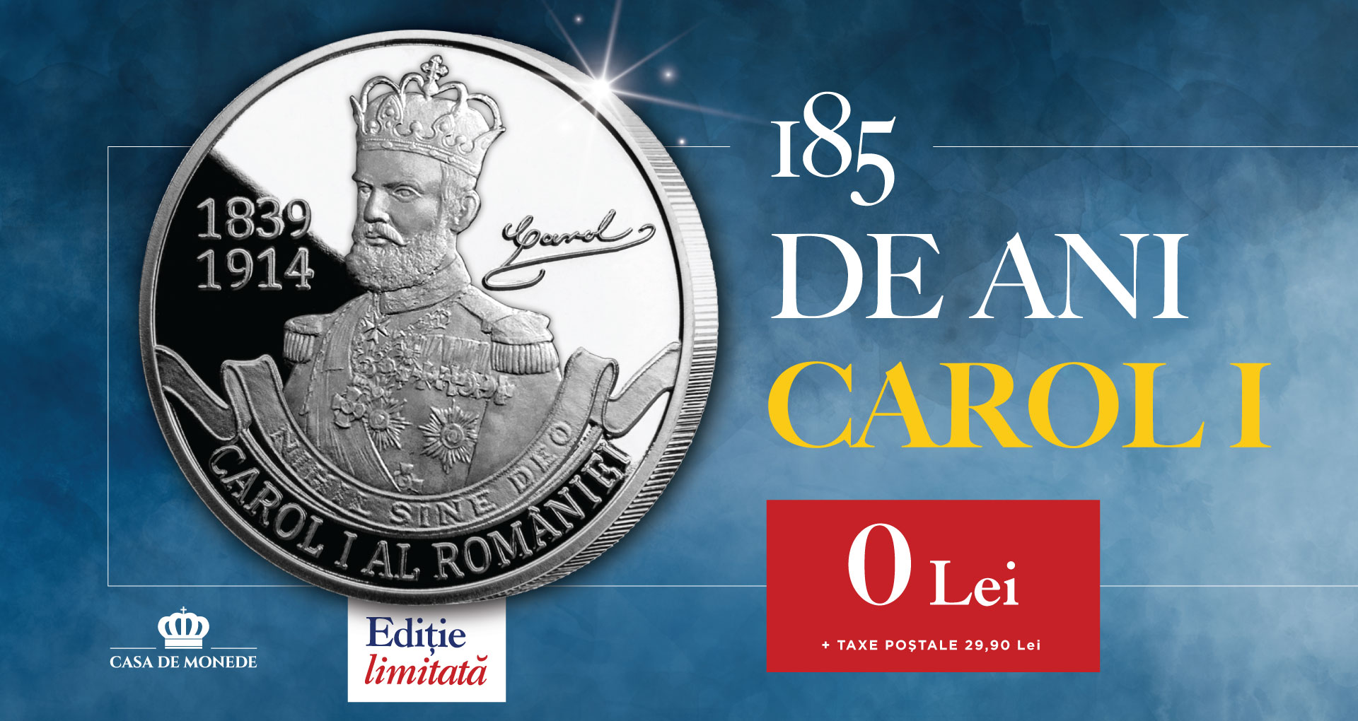 (P) CAROL I. 185 de ani de la nașterea regelui Carol I al României