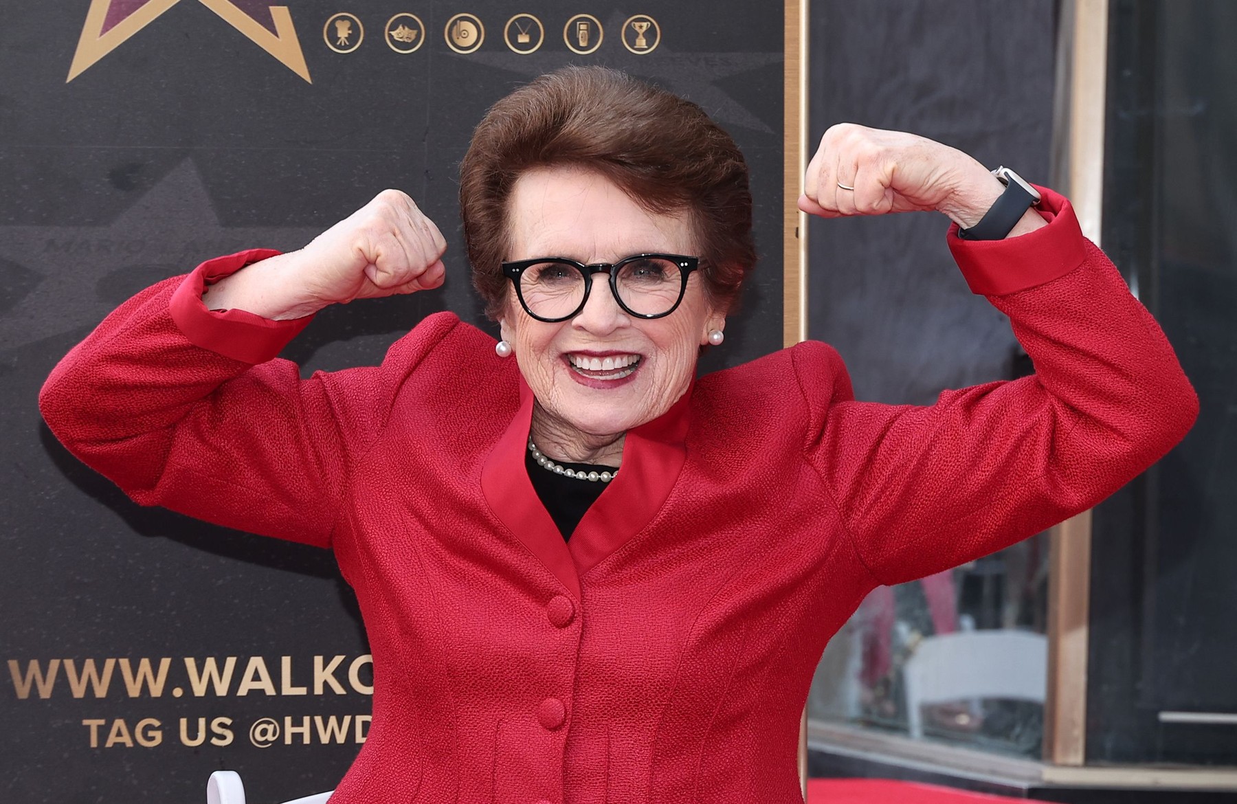 Billie Jean King a primit o stea pe Hollywood Walk of Fame
