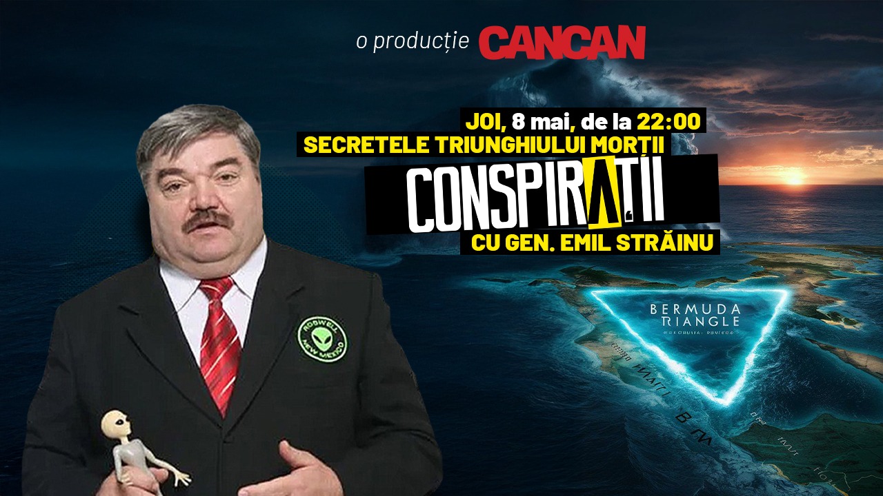 „Conspirații cu gen. Emil Străinu” începe joi, 8 mai, de la 22:00, LIVE ...