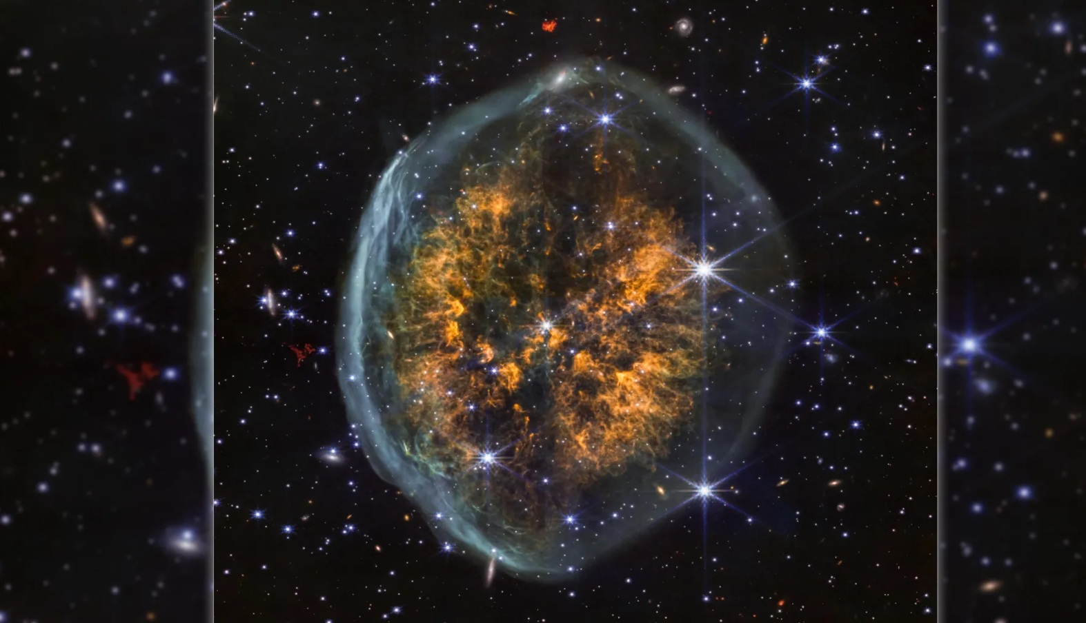 Telescopul Webb a surprins o nebuloasă bizară în formă de creier
